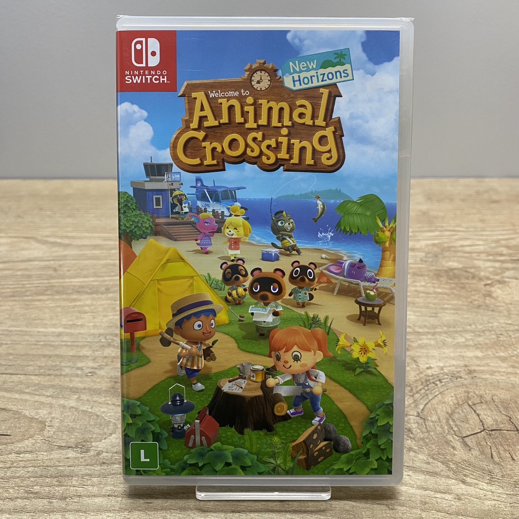 Nintendo switch with animal crossing game store