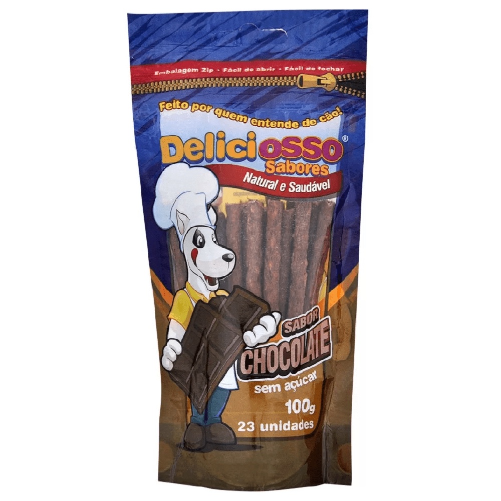 DELICIOSSO SABORES SABOR CHOCOLATE 100G | Shopee Brasil