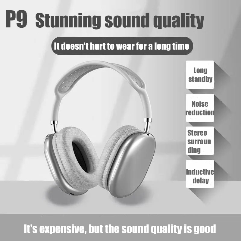 P9 Air Max Fone De Ouvido Estéreo Sem Fio HiFi AirMaxP9 Bluetooth ...