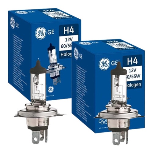 PAR LÂMPADAS FAROL BAIXO E ALTO H4 PHILIPS HALOGENA 12V | Shopee Brasil