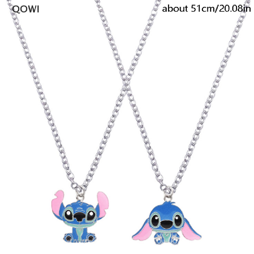 qo Colar De Desenhos Animados Disney Lilo & Stitch Mode Metal Anime ...