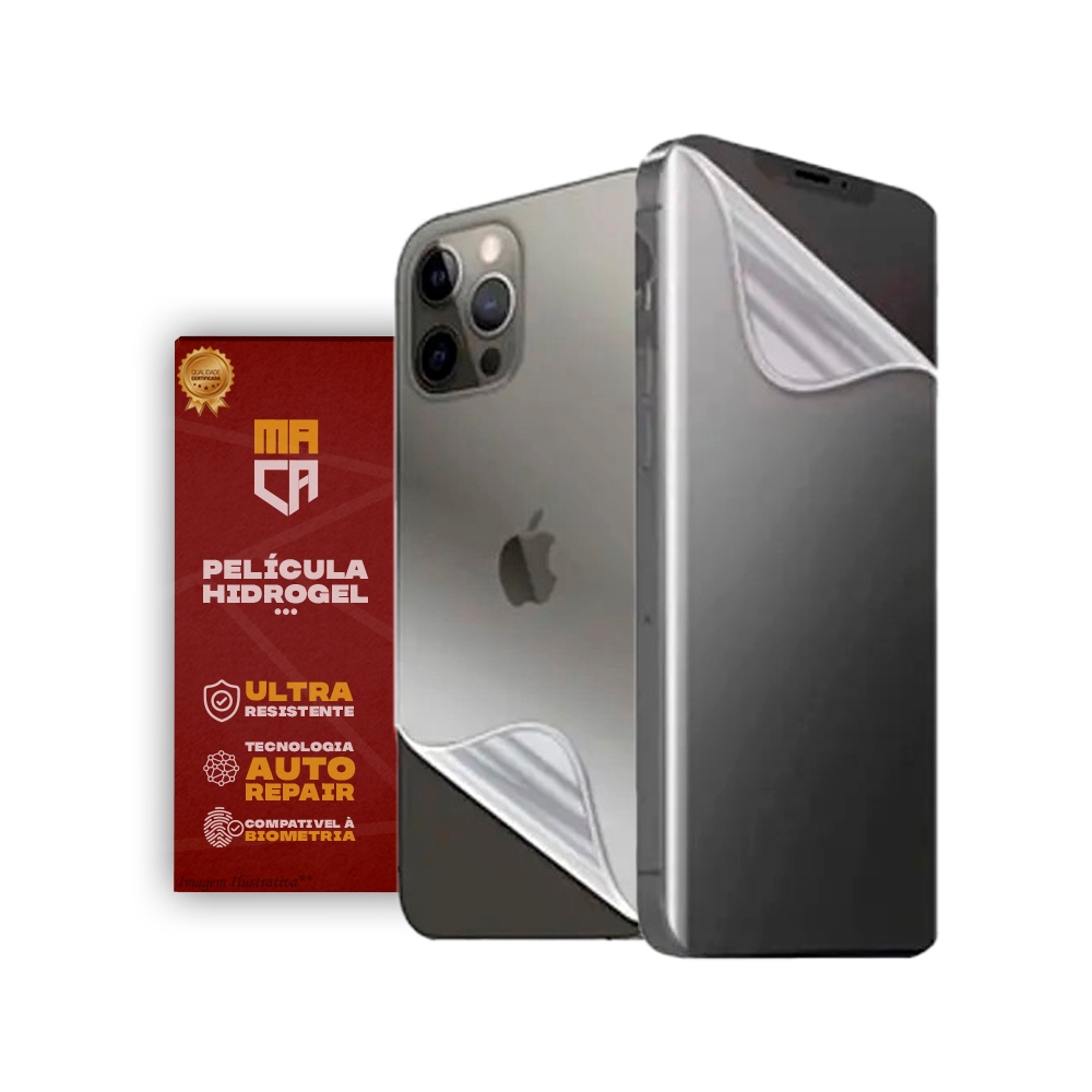 Película FOSCA Hidrogel iPhone Frente e Verso Todos Modelos | Shopee Brasil