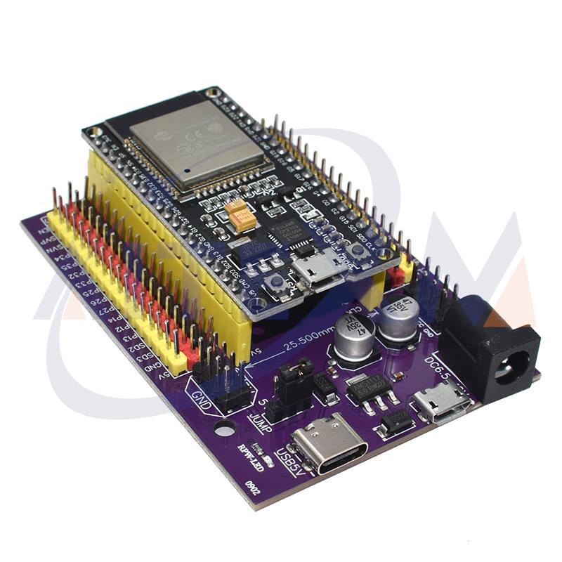 Placa De Desenvolvimento ESP32 TYPE-C/MICRO USB CP2102 WiFi + Bluetooth ... Placa De Desenvolvimento ESP32 TYPE-C/MICRO USB CP2102 WiFi + Bluetooth ...