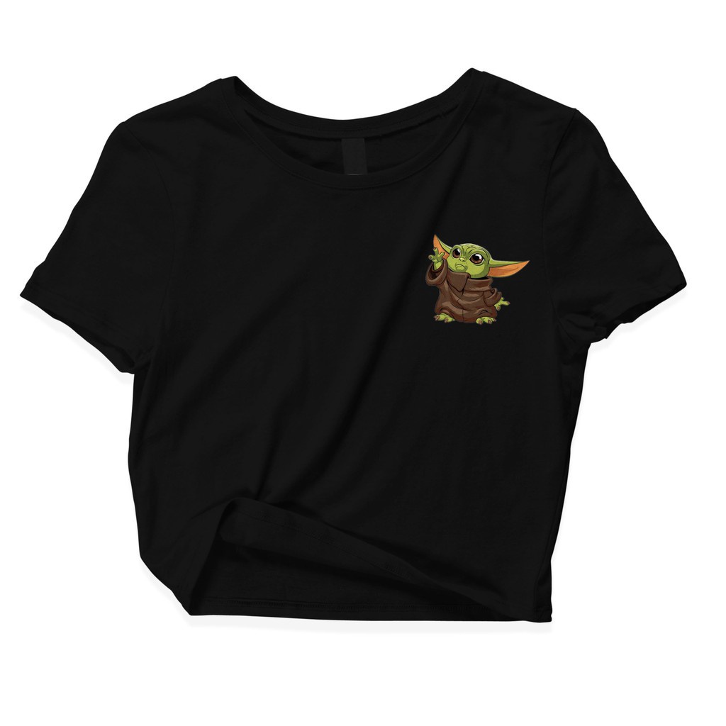 Camiseta Camisa Cropped Personagem Baby Yoda Star Wars Fofo Filme ...