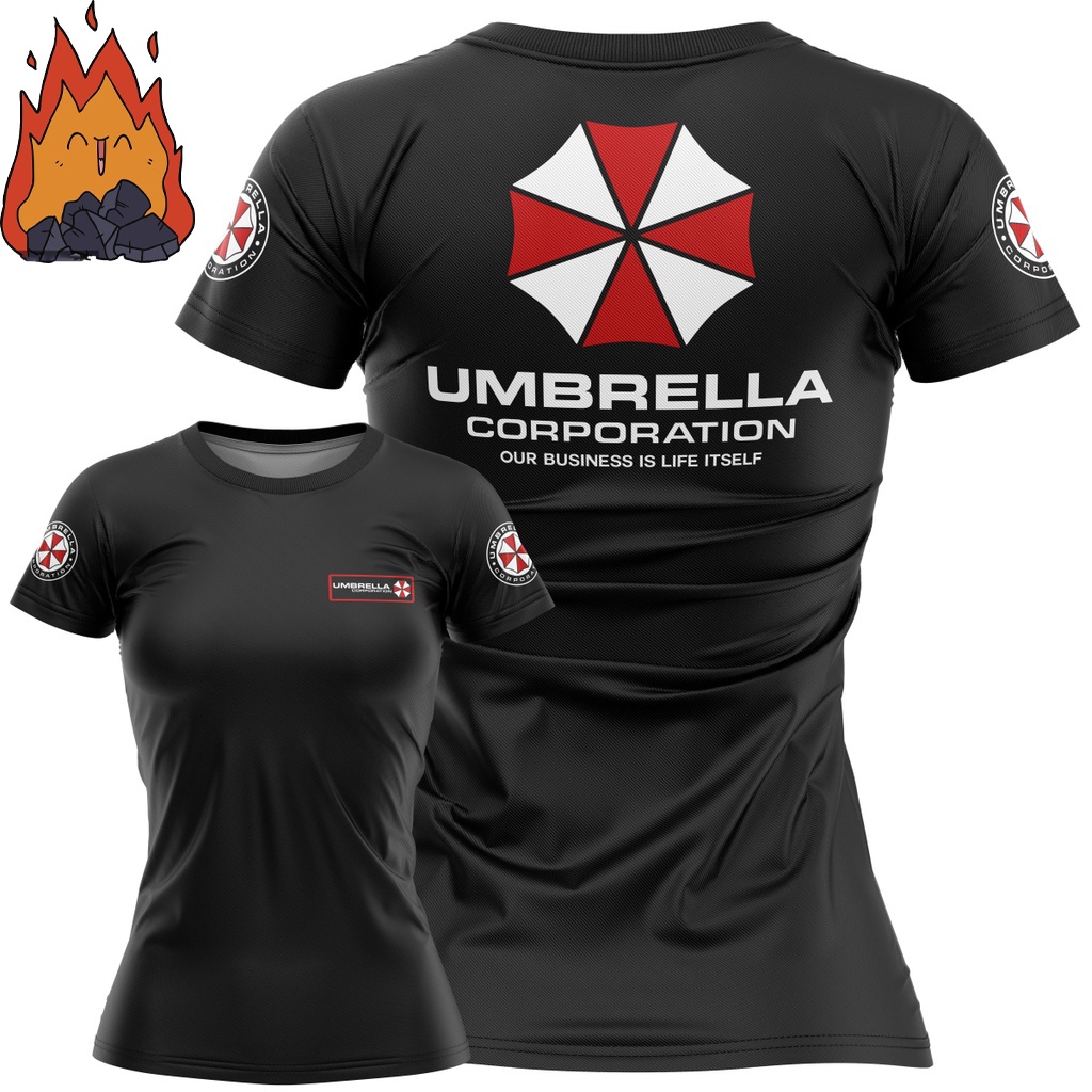Camiseta Cosplay Resident Evil Umbrella Corporation | Shopee Brasil
