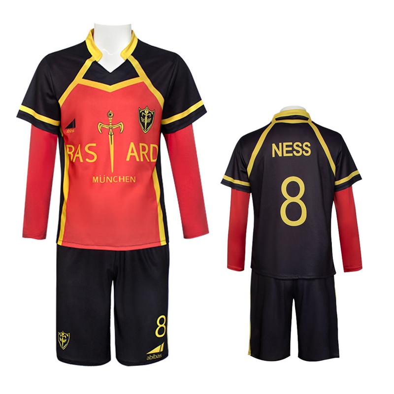 Anime Blue Lock Bastardo Munchen Cosplay Traje Yoichi Isagi Vermelho ...