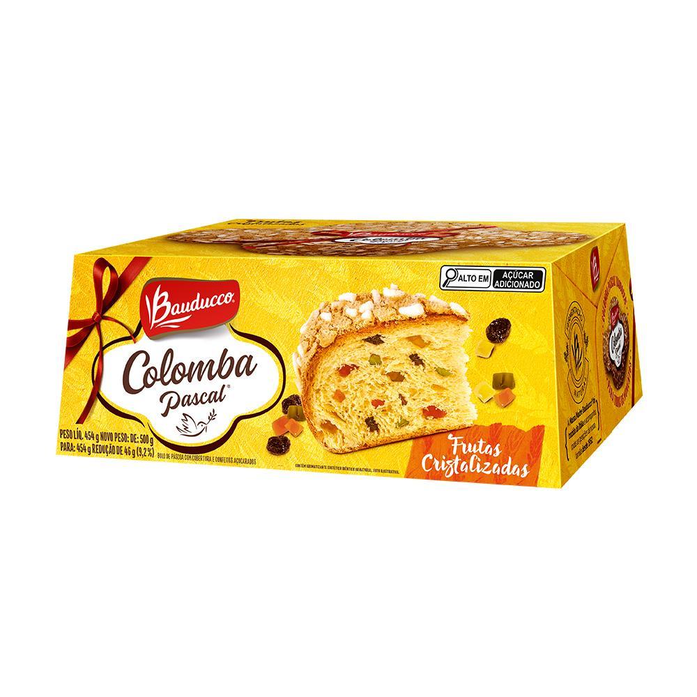 Colomba Pascal com Frutas Cristalizadas Bauducco 454g | Shopee Brasil