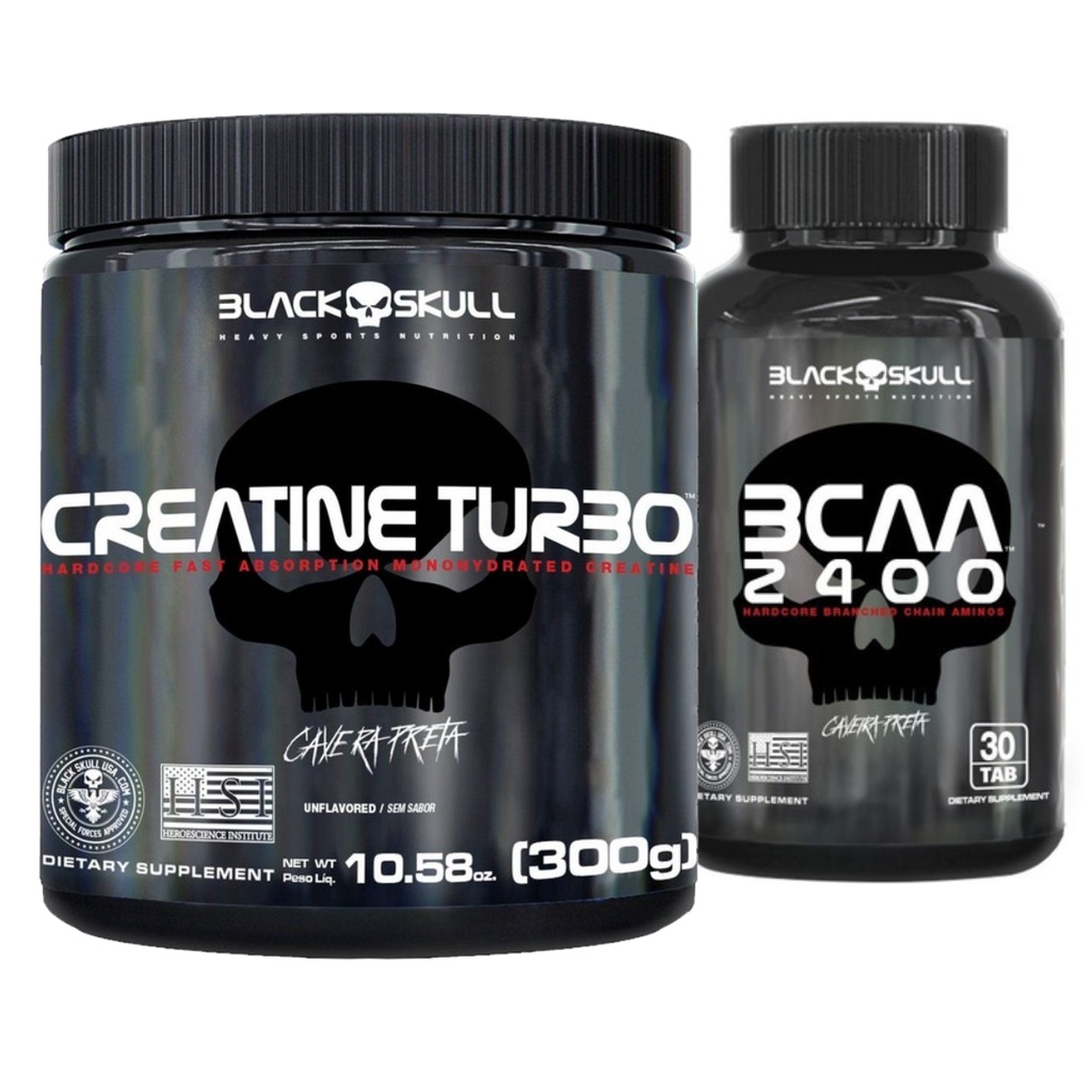 Creatina Monohidratada 300g Turbo + Bcaa 30 Caps Black Skull | Shopee ... Creatina Monohidratada 300g Turbo + Bcaa 30 Caps Black Skull | Shopee ...