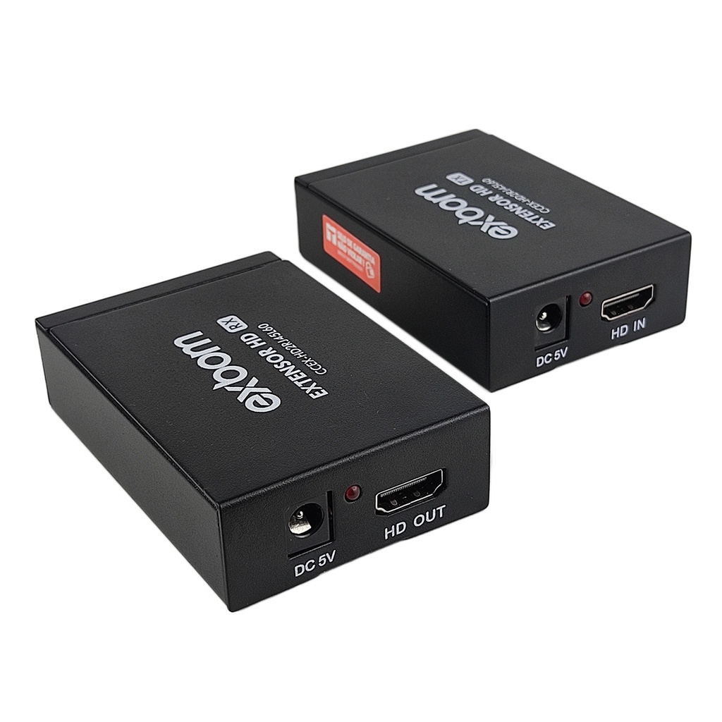 Extensor Hdmi Rj45 60m 60 Metros Cat5e Ou Cat6 Full Hd | Shopee Brasil