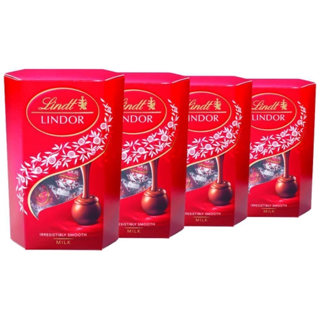 Chocolate Ao Leite LINDT Lindor Mini Balls 75g (4 unidades) | Shopee Brasil