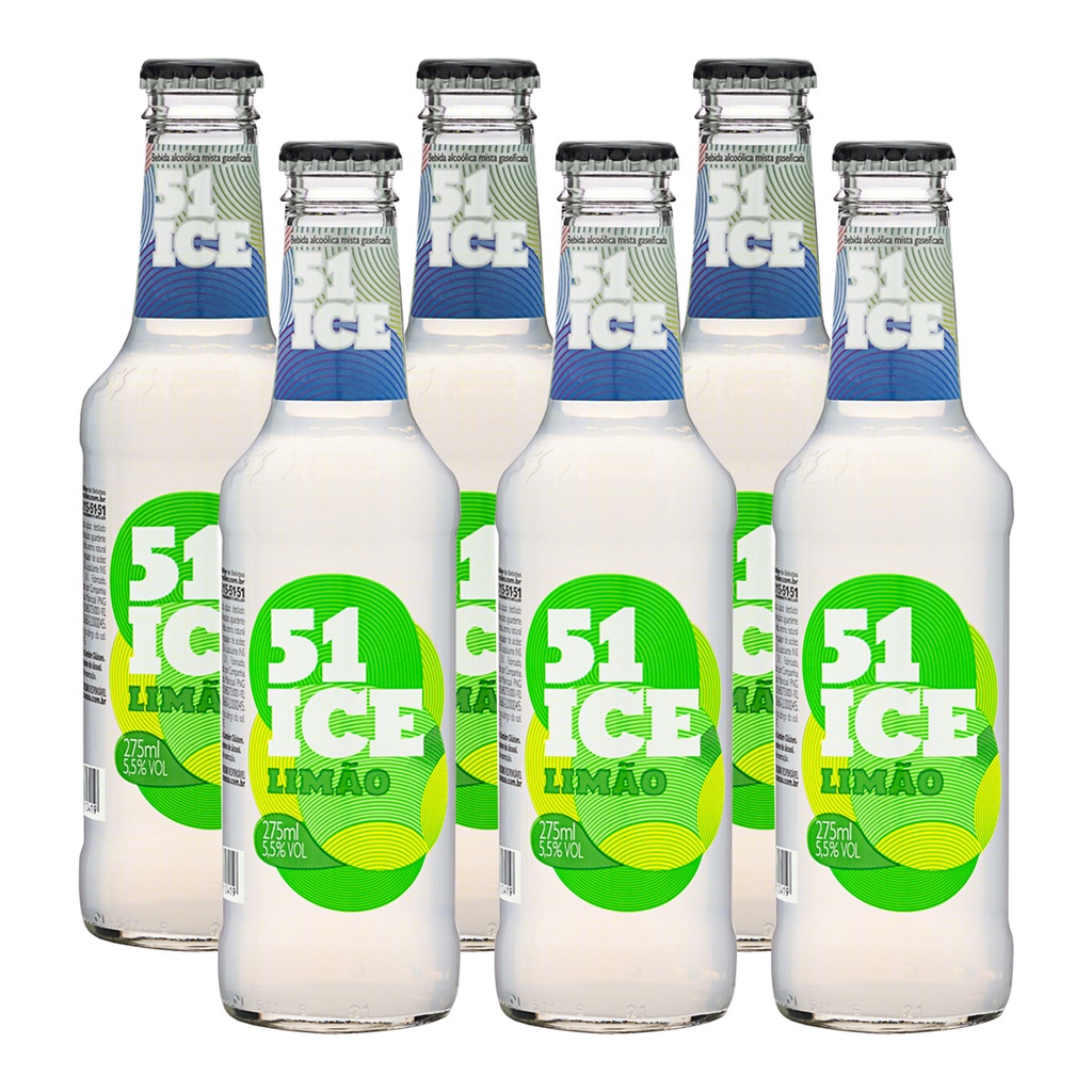 KIT 06 ICE 51 LIMAO 275ML | Shopee Brasil