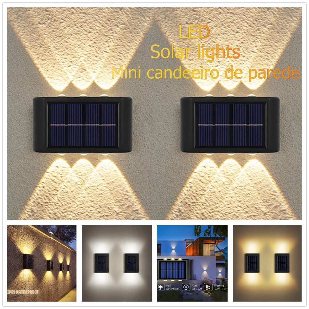 Luz solar Para Jardim Exterior 16led , Decorativa De Arranjo De Cerca ...