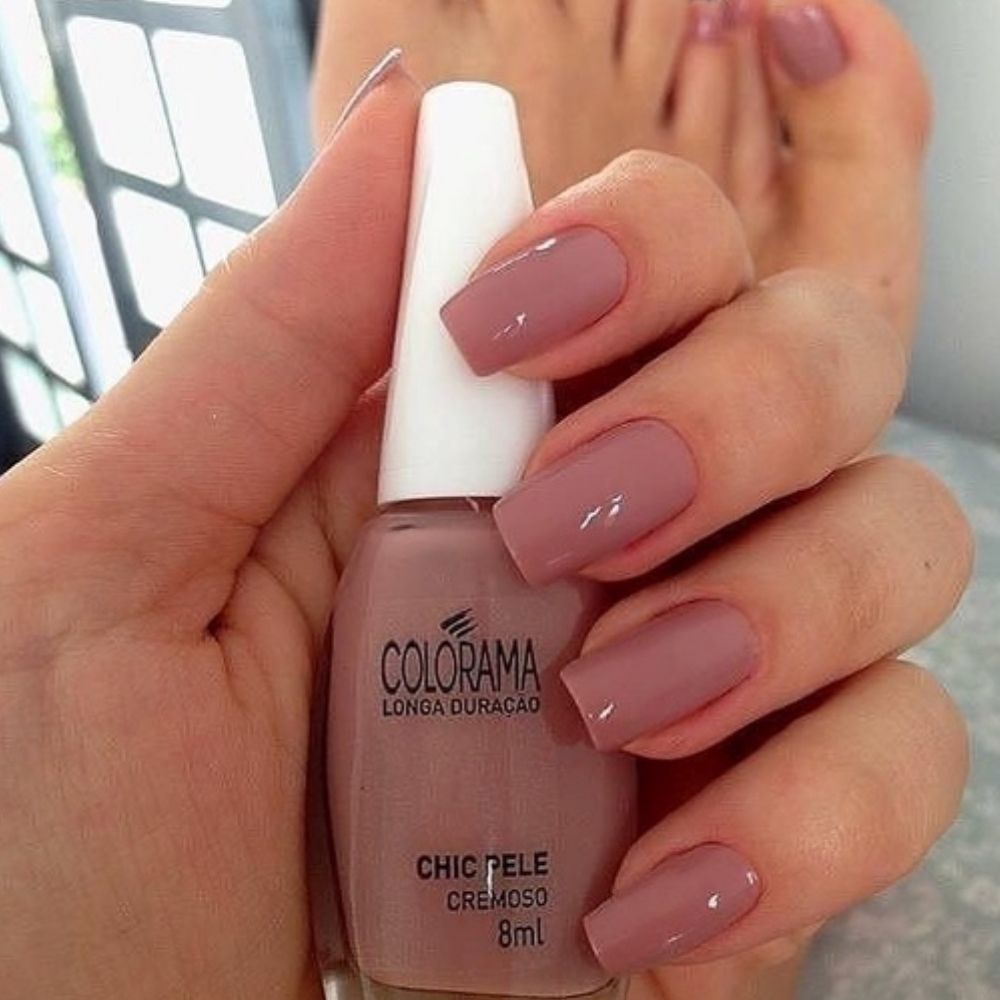 ESMALTE COLORAMA CREMOSO CHIC PELE 8ML | Shopee Brasil