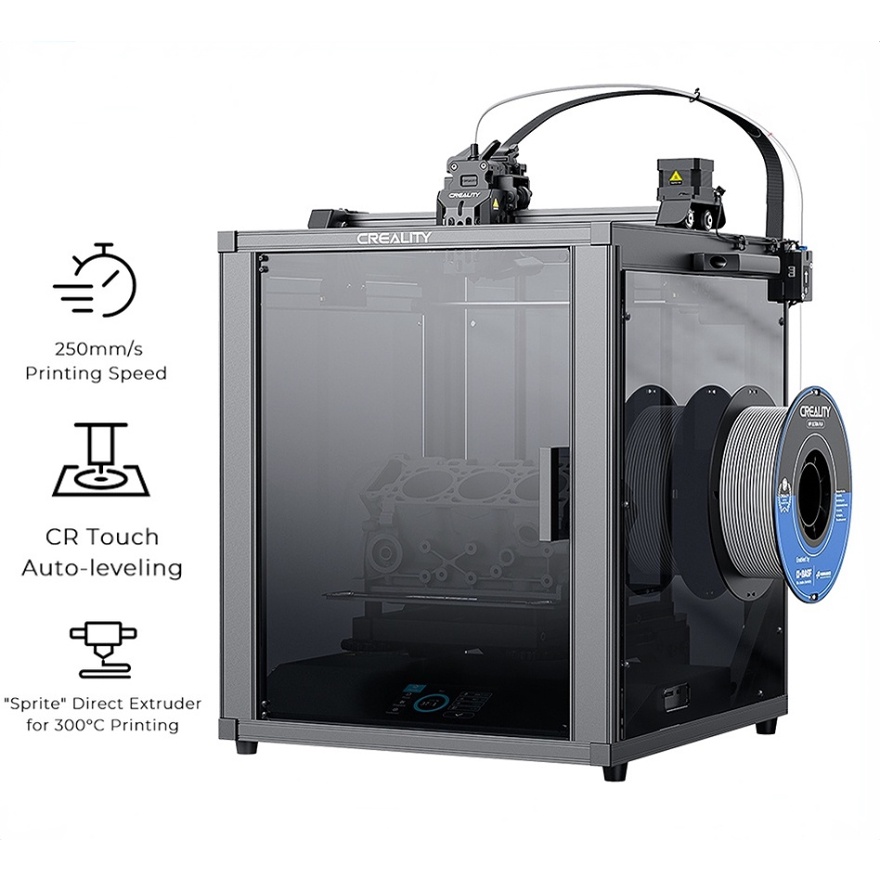 CREALITY Nova Impressora Ender-5 S1 FDM 3D Estrutura De Cubo Estável ...