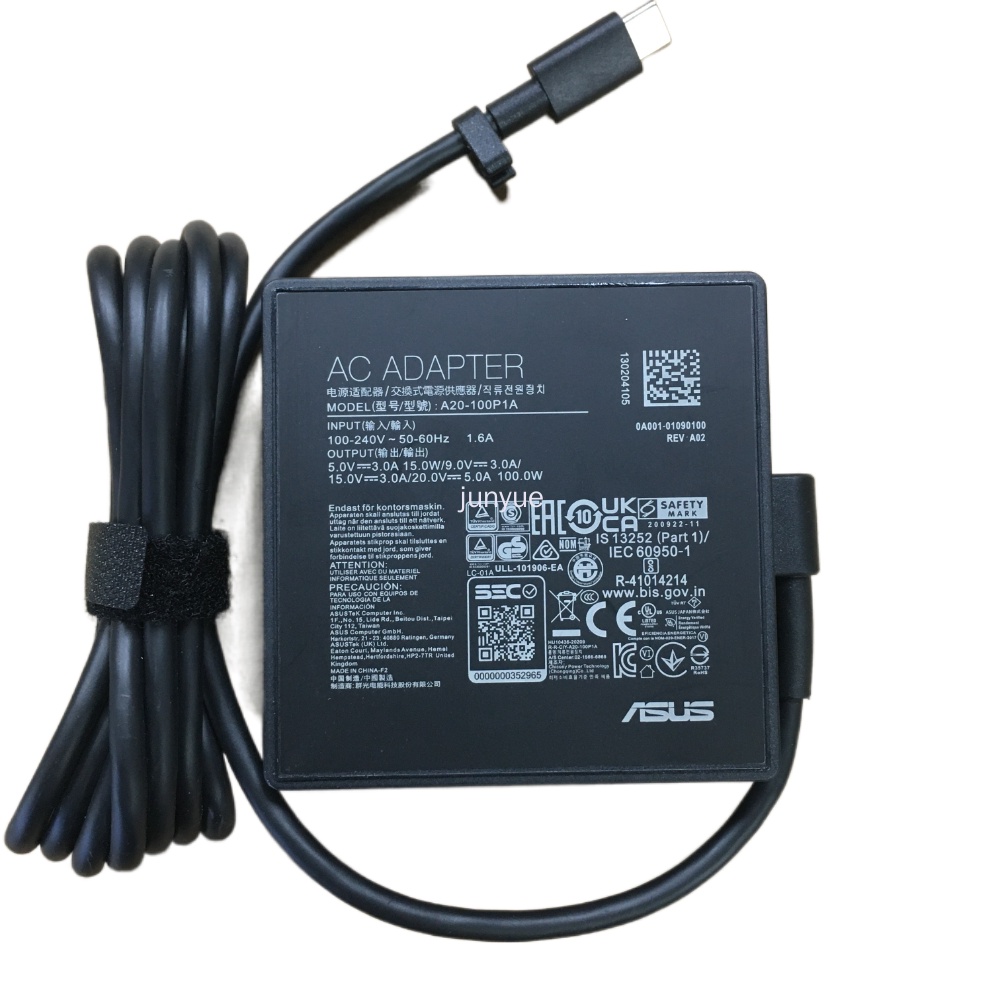 ASUS ROG 20V 5A 100W USB Type-C AC Charger Adapter For Asus ZenBook 14X ...