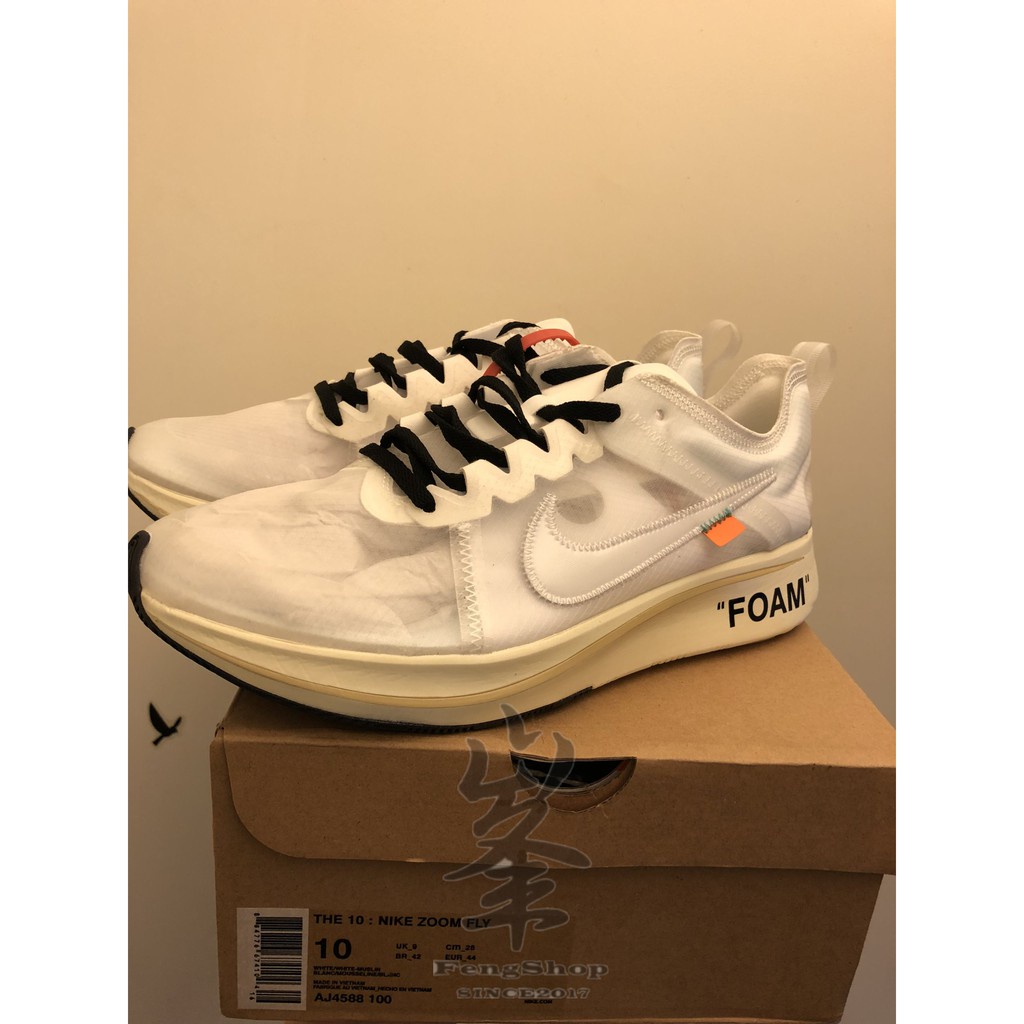 Fora De Branco x Nike Zoom Fly O Dez 10 AJ4588-100 Translucent Joint ...