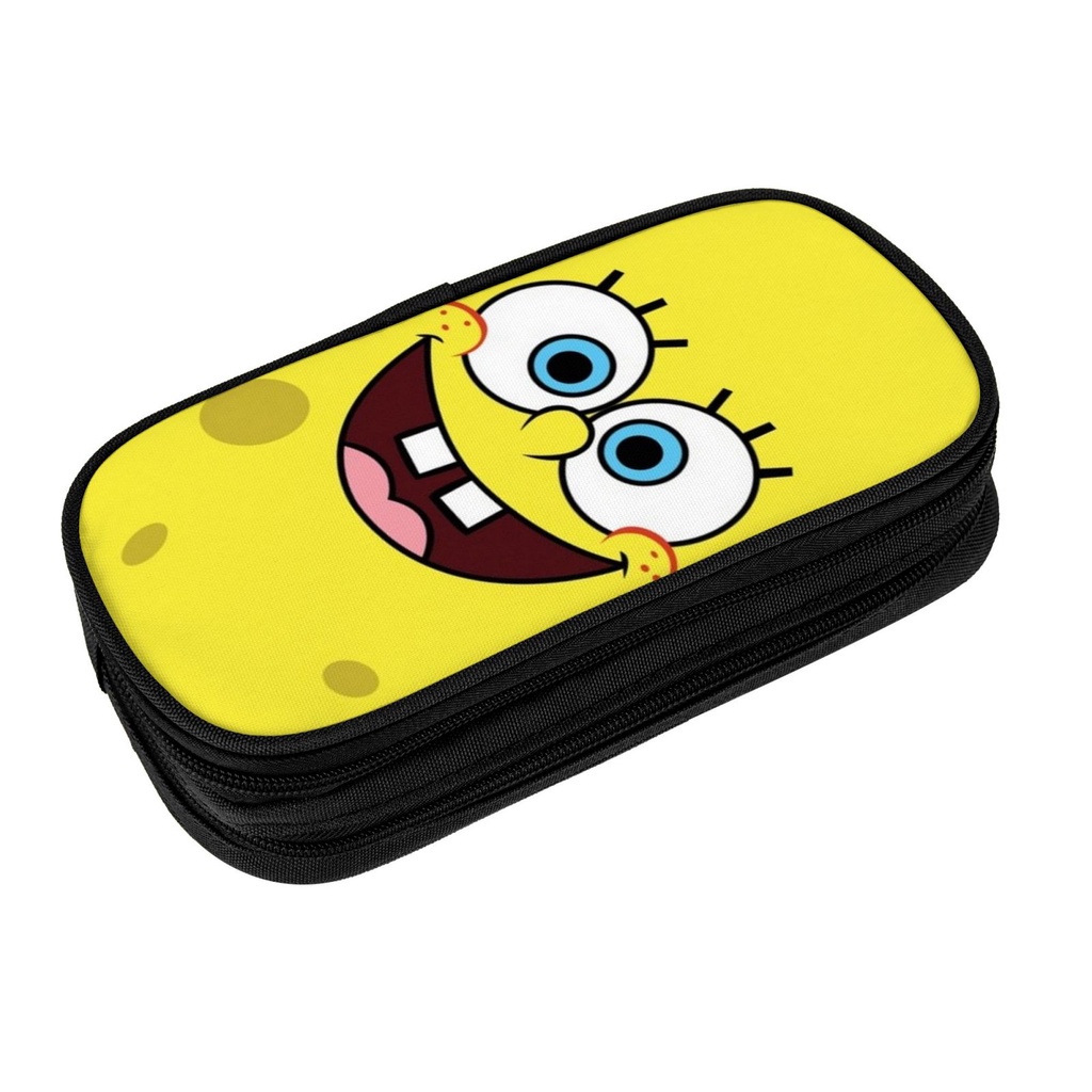 Bob Esponja Crianças Cartoon Fan Lápis Bag Comic Juventude Pen Case ...