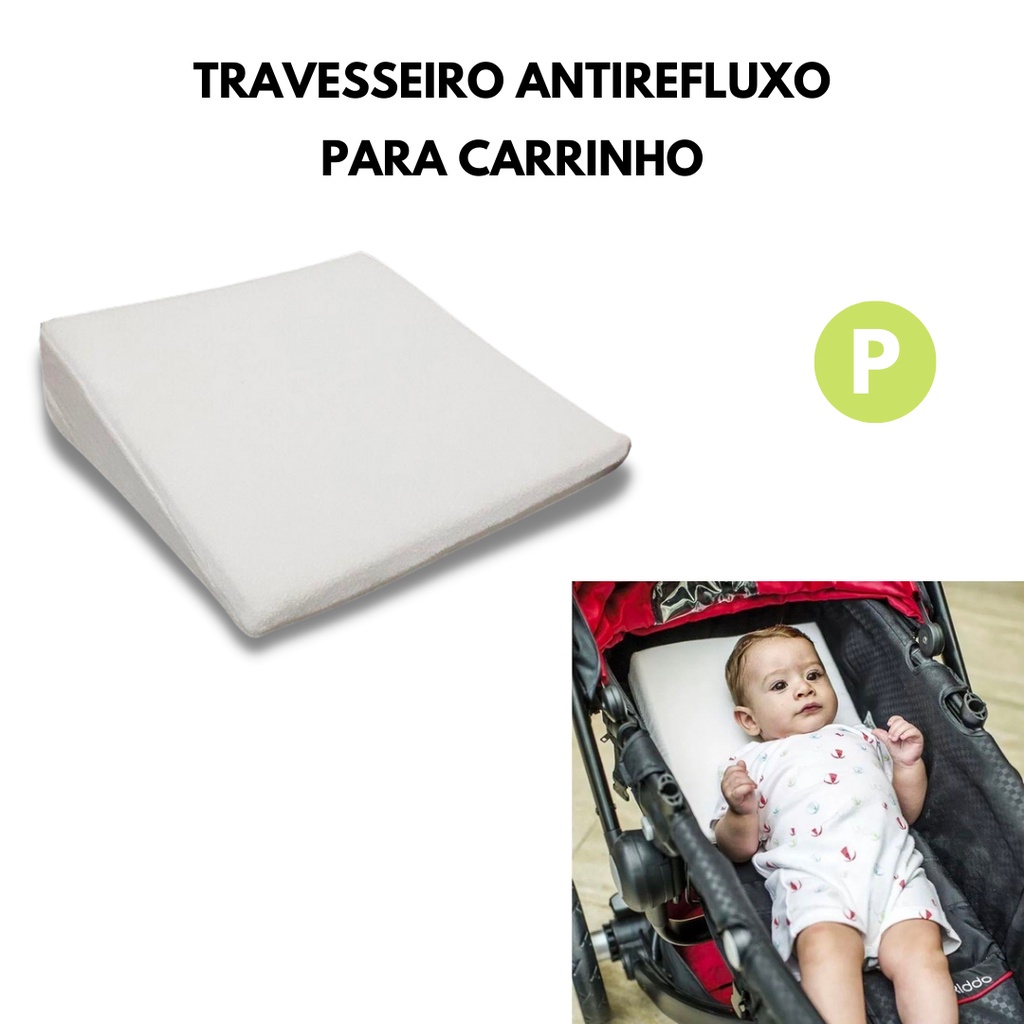 Travesseiro Rampa Anti Refluxo Bebe para Carrinho | Shopee Brasil