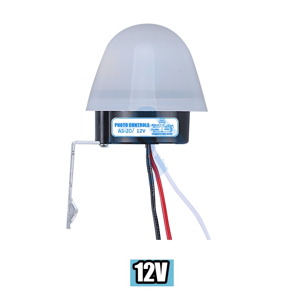 Sensor fotocelula 12V p/ iluminação noturna placa solar | Shopee Brasil