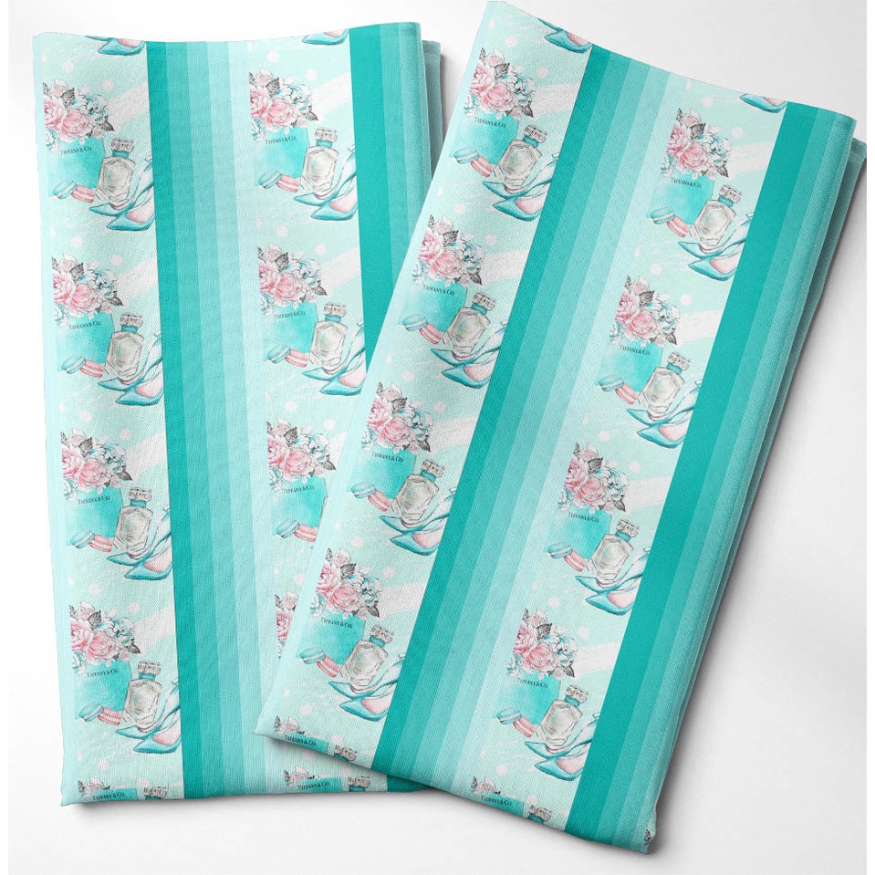 Tecido Microfibra Floral Tiffany 75cm x 75cm ref:0385 | Shopee Brasil