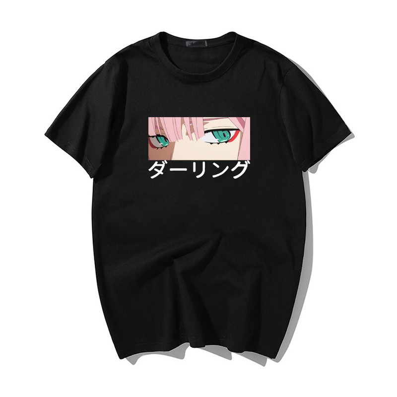 Camiseta Unissex Estampada Zero Two Eyes Anime Darling in the Franxx ...