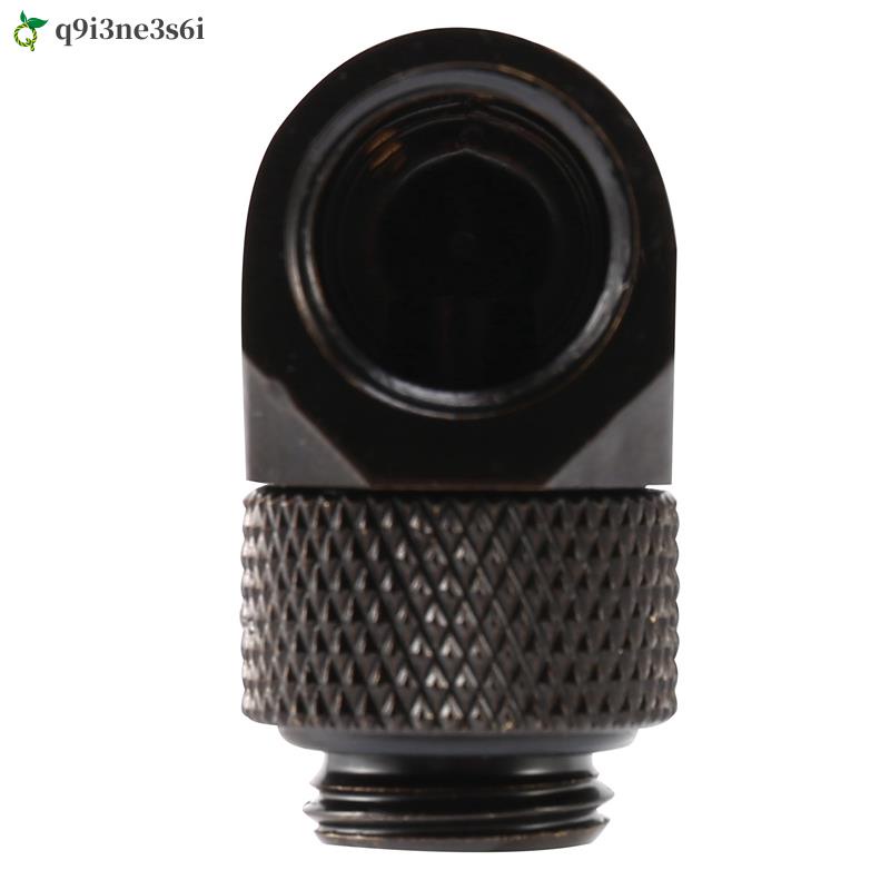 12,9mm G1/4 Rosca Conector De Tubo Rotativo De 90 Graus Para Resfriamento De Água De Pc Preto ...