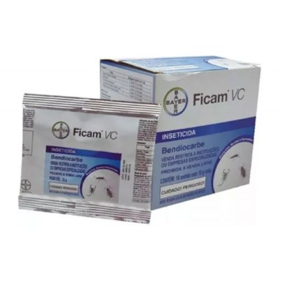 Ficam ® Vc Bayer Caixa Com 10 Saches - Mata Escorpião Pulgas Baratas ...