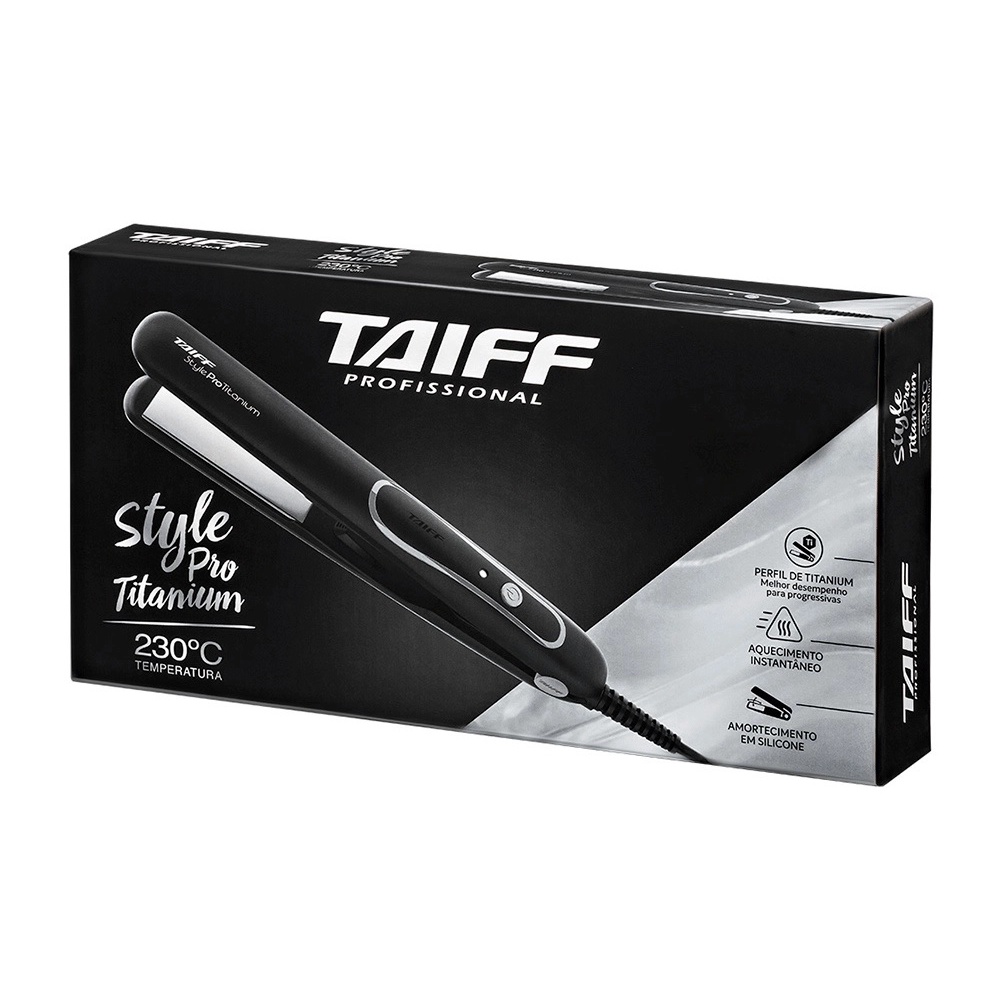 Prancha Taiff Style Pro Titanium Bivolt | Shopee Brasil