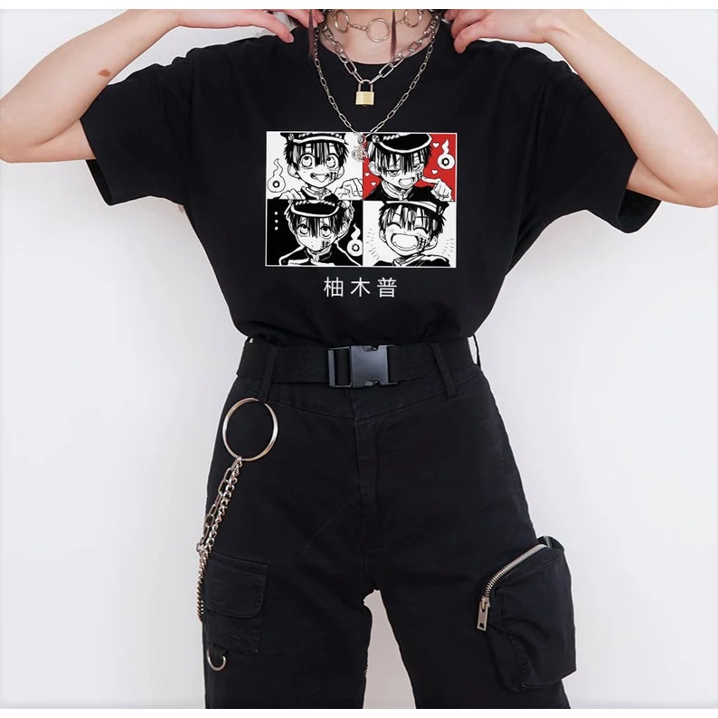 Camiseta T-shirt Unissex Algodão Hanako Kun Yugi Amane Anime dudrop ...