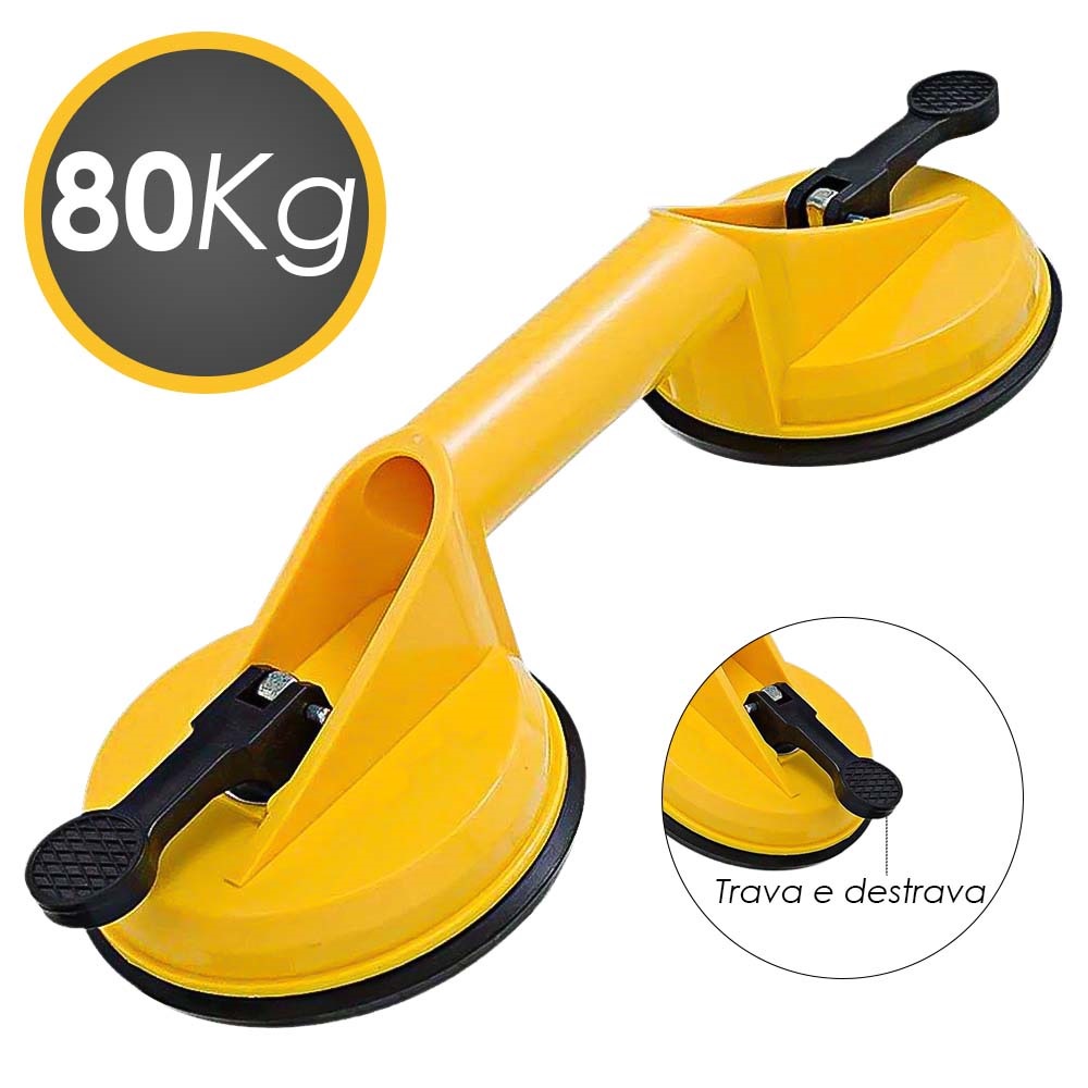 VENTOSA DUPLA 80 KG - ABS TITANIUM | Shopee Brasil