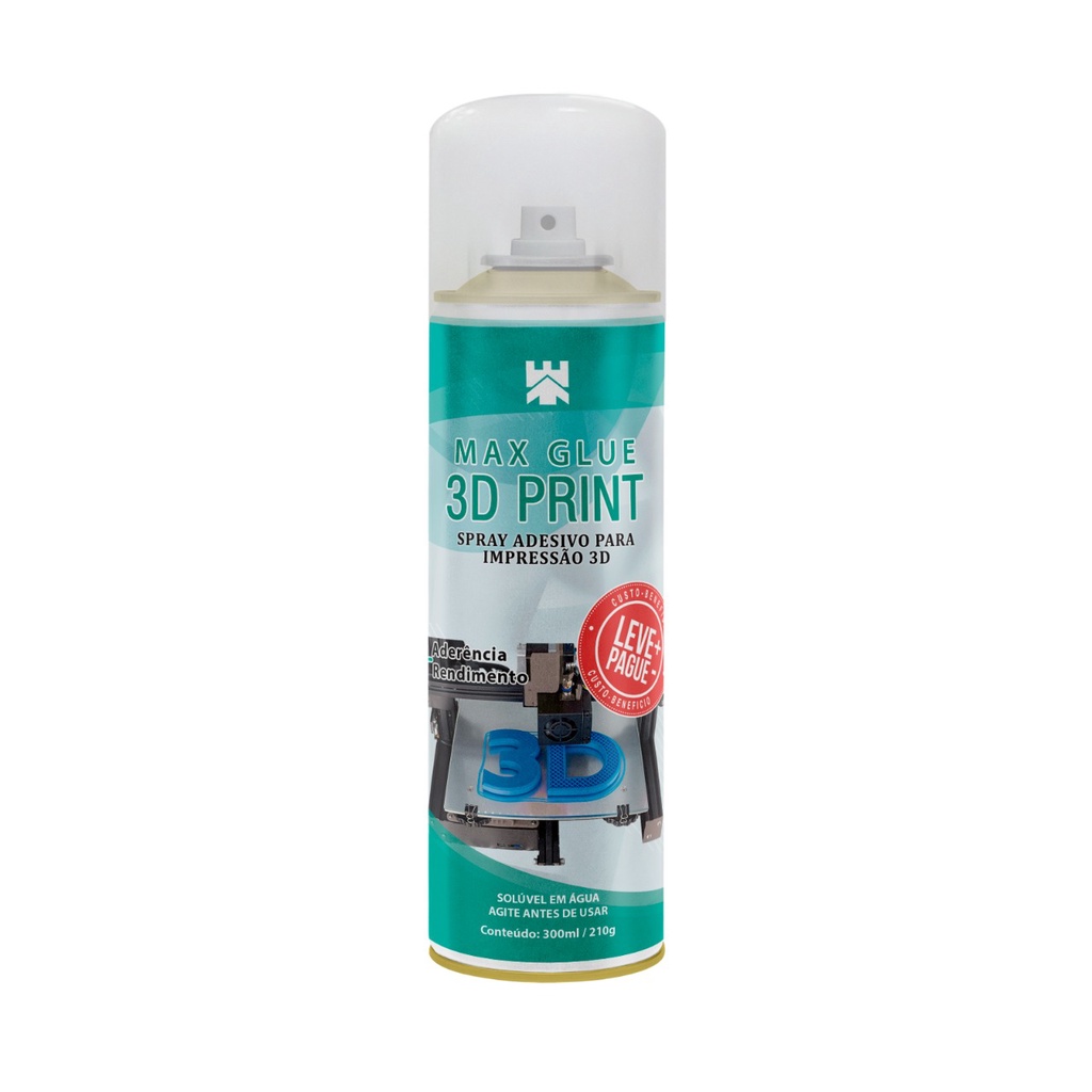 Adesivo para Impressão 3D 300ml/210g - Max Glue Print | Shopee Brasil