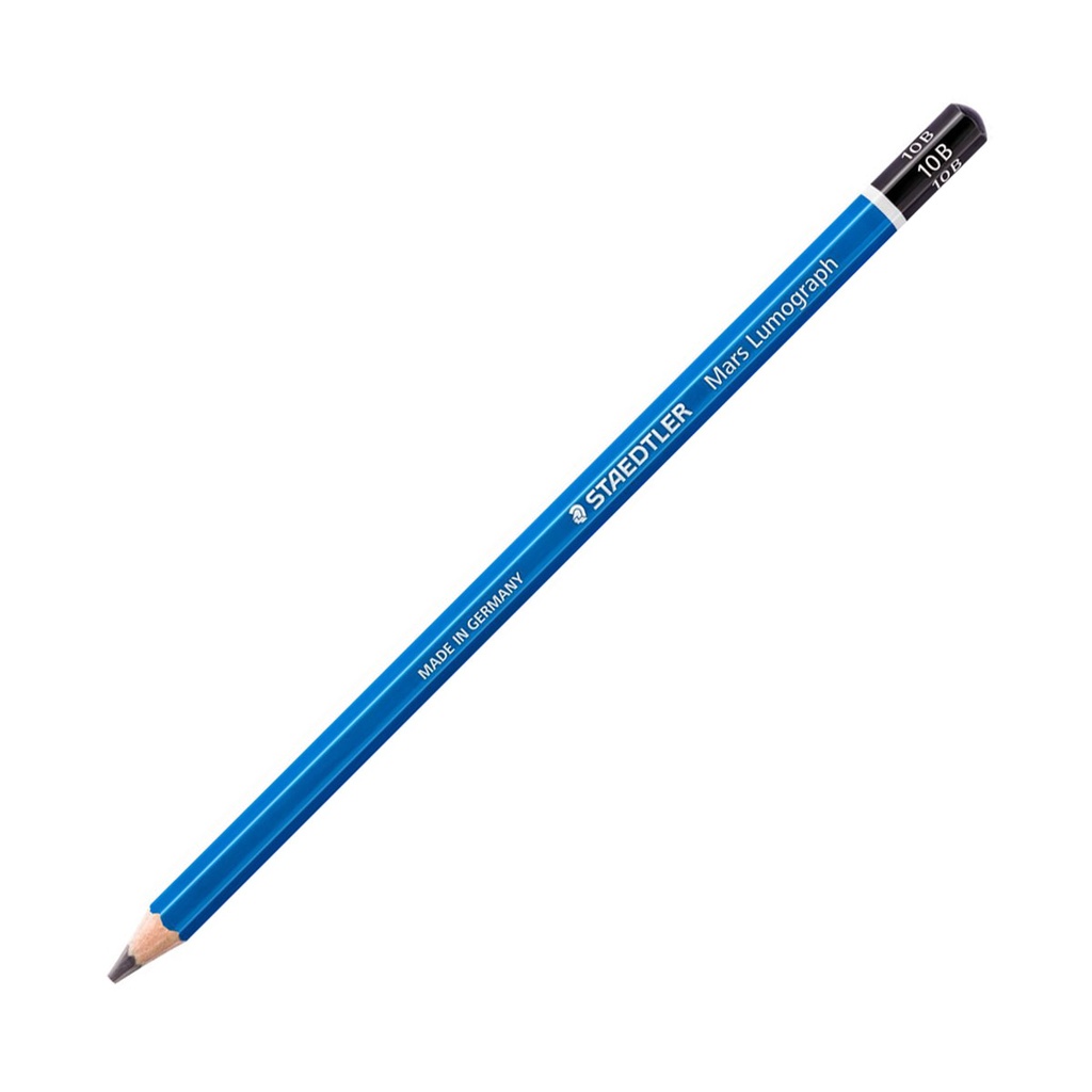 Lapis Grafite Graduado Staedtler Mars Lumograph 10B | Shopee Brasil