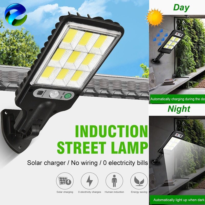 Luz solar Externa 8000W Com Refletor LED Transparente Remoto E sensor ...