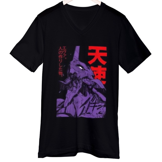 Camiseta Evangelion Anime Unissex Em Algodão JVVN | Shopee Brasil