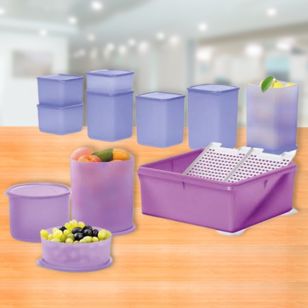 Jogo De Geladeira Tupperware 11 Peças Novo Original Bea Refri Line ...