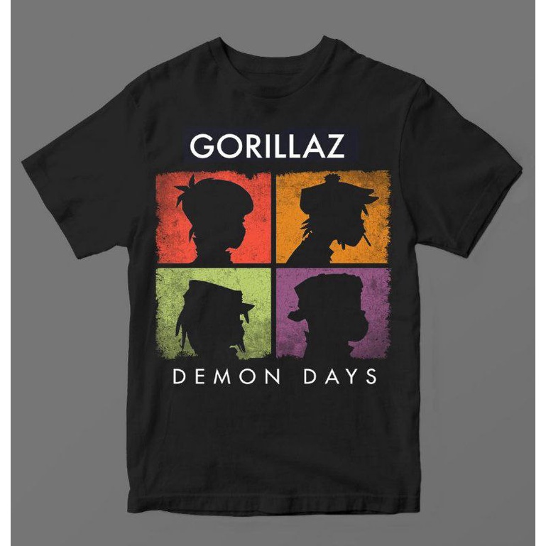Camiseta Rock - Banda Gorillaz - Demon Days. -ec Envio Rapido | Shopee ...