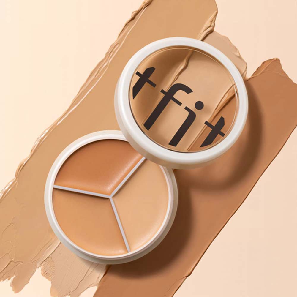 TFIT 3 Color Concealer Palette Face Eye Contour Spot Concealer Dark ...