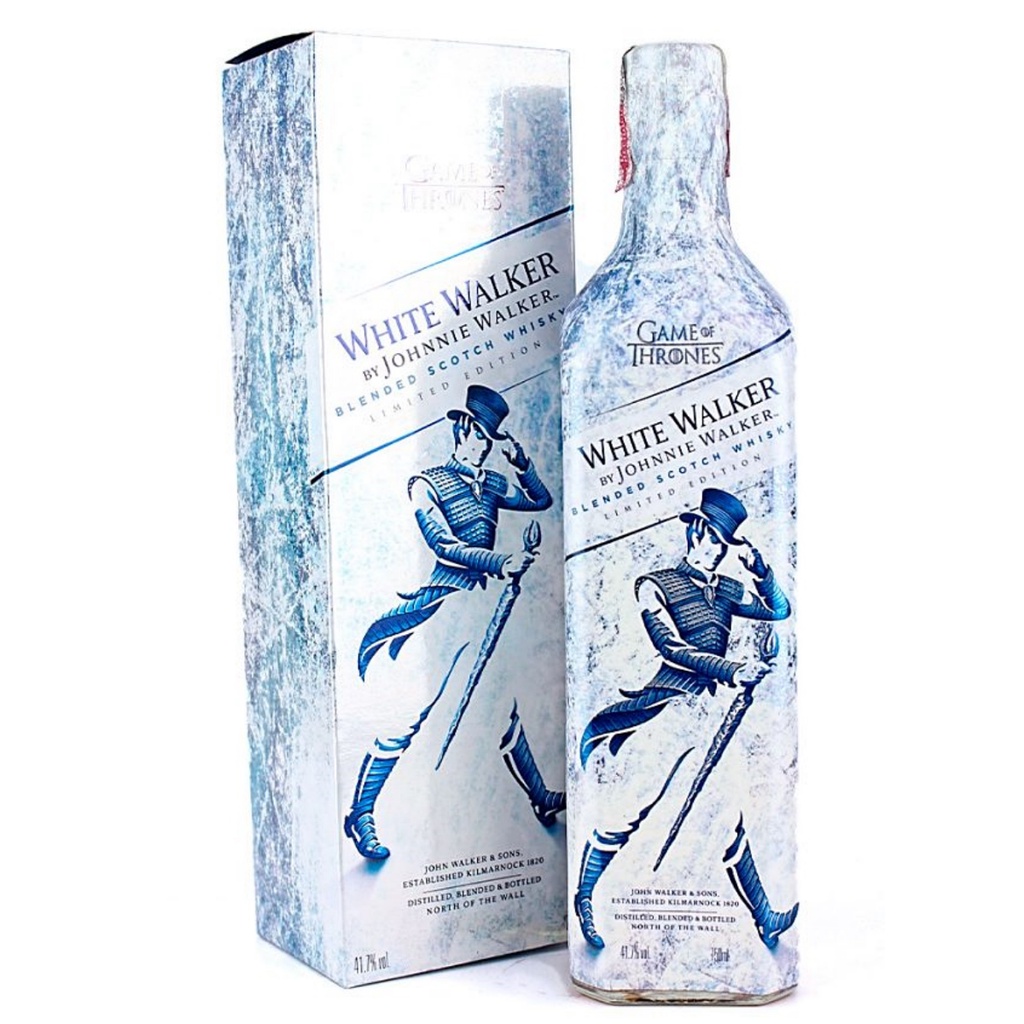 Whisky Johnnie Walker White Walker 750ml Edição Limitada | Shopee Brasil
