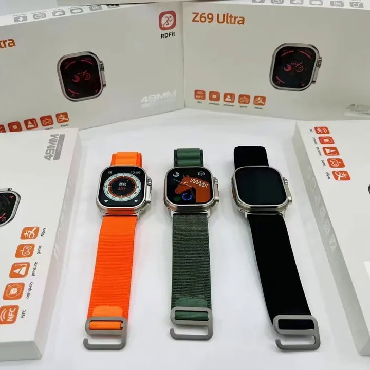 2023 Novo Relógio Inteligente z69 ultra 49mm 2.01 Polegadas 1 : 1 Série ...