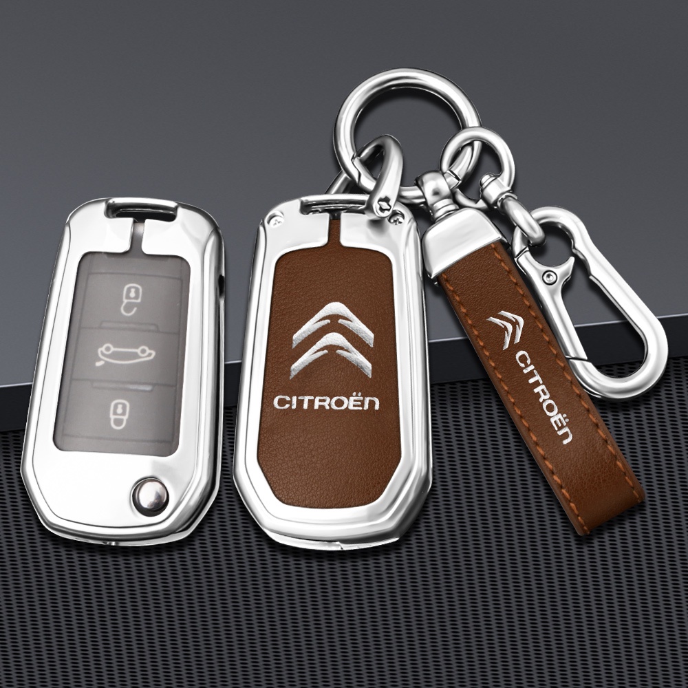 Nova Capa De Chave Para Carro Em Liga De Zinco Citroen C4 C3 C6 CACTUS ...