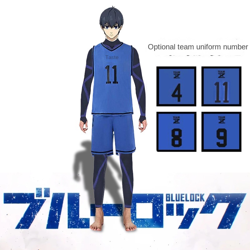 BLUELOCK Blue Prison Jersey Cos Jie Shi Yi Bee Music Back Thousand Cut ...