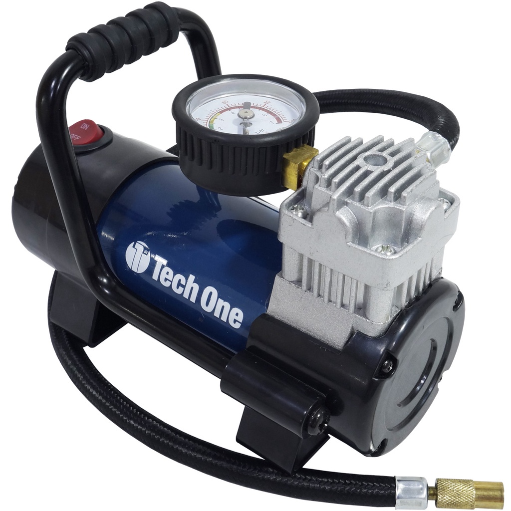 Mini Compressor Ar Automotivo Turbo 12V Portátil Profissional 100psi 3 ...