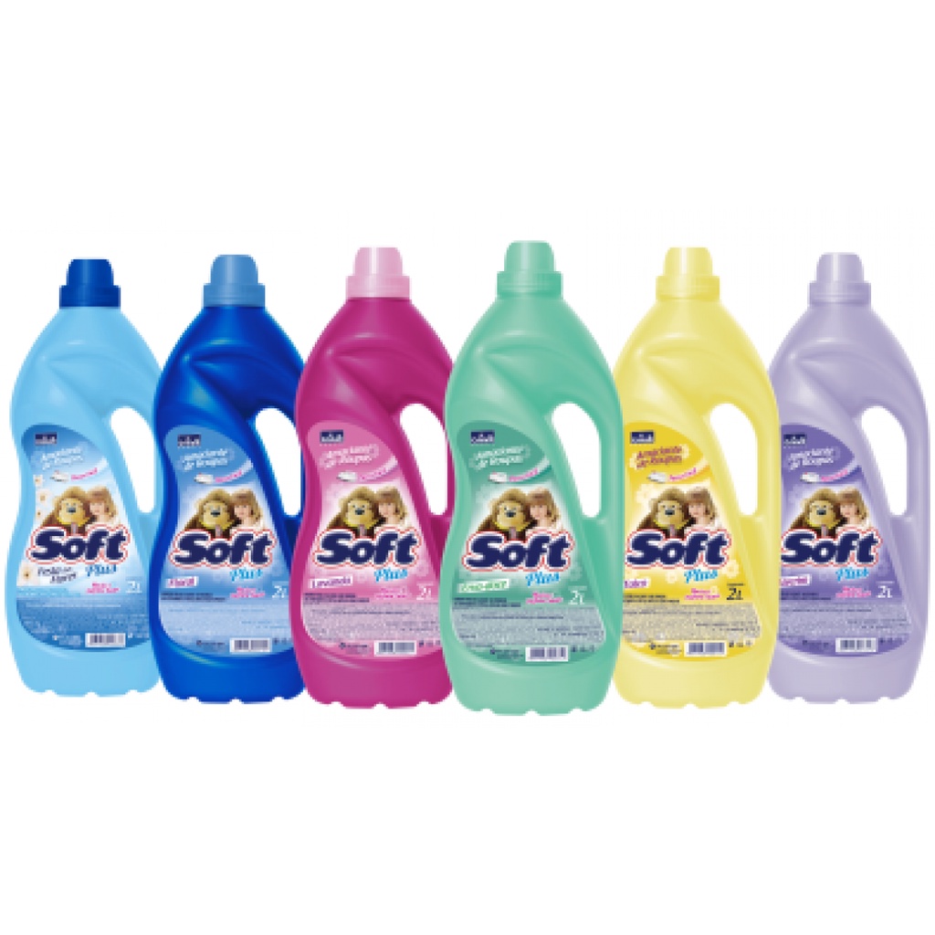 Amaciante de Roupas Soft Plus Lavanda 2 Litros | Shopee Brasil