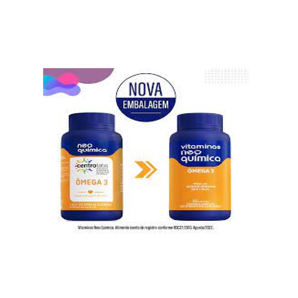 Kit 2 Suplemento Omega 3 C/60 Cápsulas - Neo Quimica | Shopee Brasil