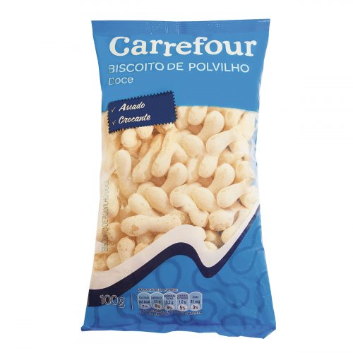Biscoito de Polvilho Doce Carrefour 100g | Shopee Brasil