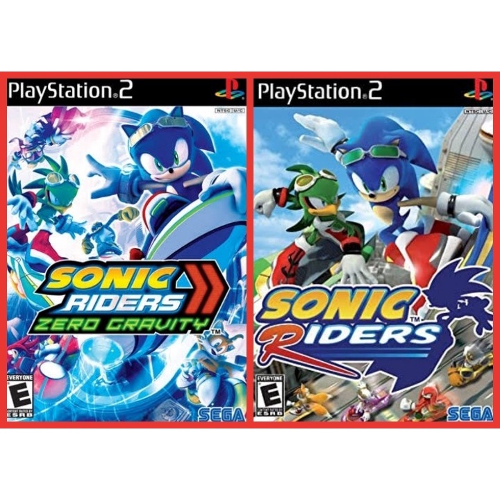 Jogo Ps 2 Sonic Riders E Sonic Riders: Zero Gravity - Ps2 Kit 2 s ...