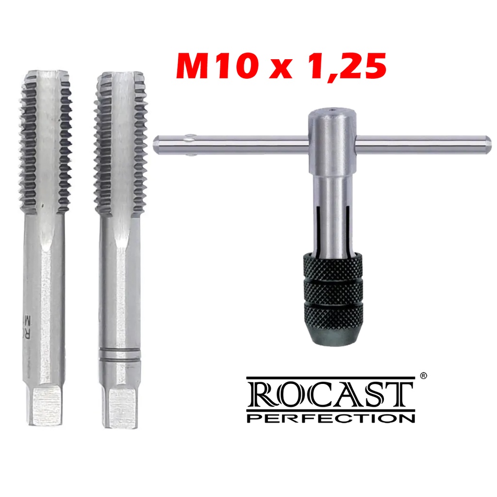 Kit Macho Manual M10 x 1,25 + Vira Macho Desandador Rocast | Shopee Brasil