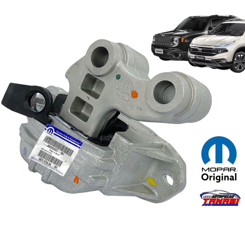 Coxim Suporte Motor Fiar Toro 1.8 16v de 2016/2020 - Jeep Renegade 1.8 ...