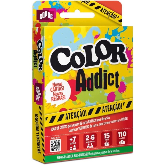 Brinquedo Jogo Color Addict Card Game Cartas Cores Copag | Shopee Brasil