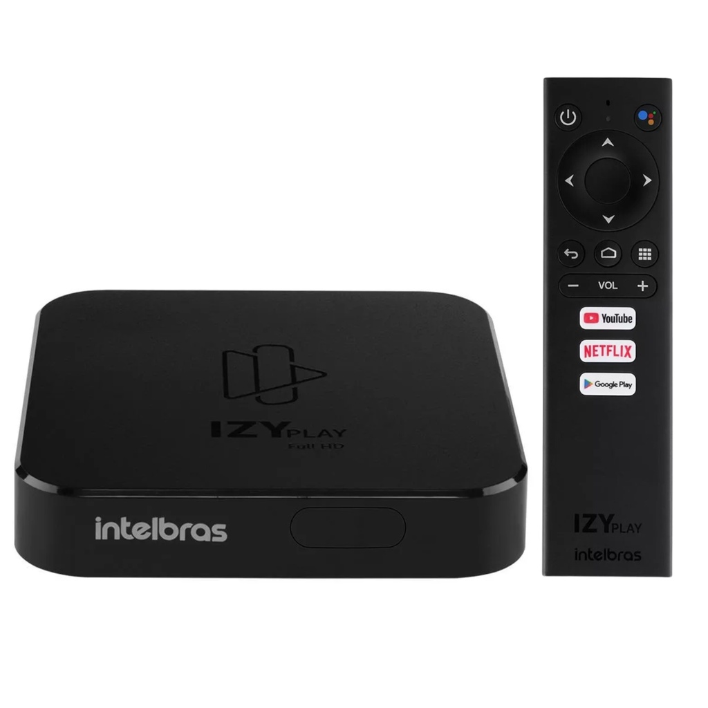Tv Box Intelbras Smart IZY Play 8GB Full HD Com Controle | Shopee Brasil